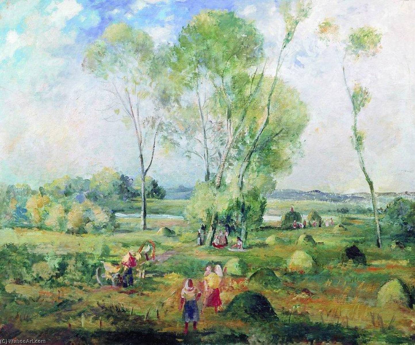 Get Art Reproductions Haymaking by Alexander Shevchenko (1883-1948 ...