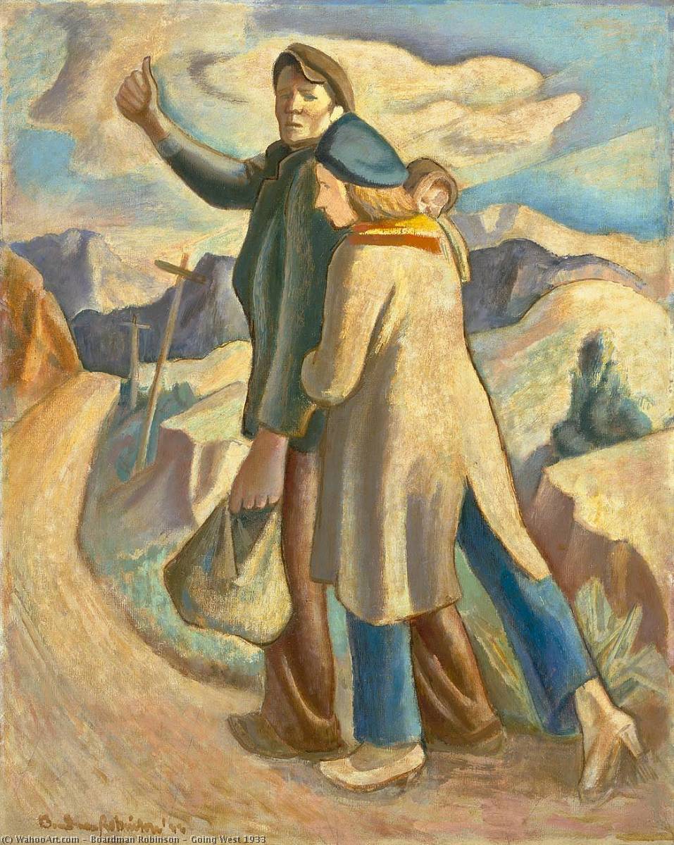 Purchase Oil Painting Replica Going West 1933, 1933 by Boardman ...