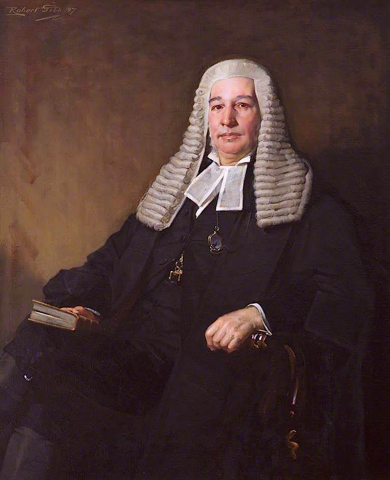 Oil Painting Replica John Shiress Will, Esq., QC by Robert Gibb (1845 ...