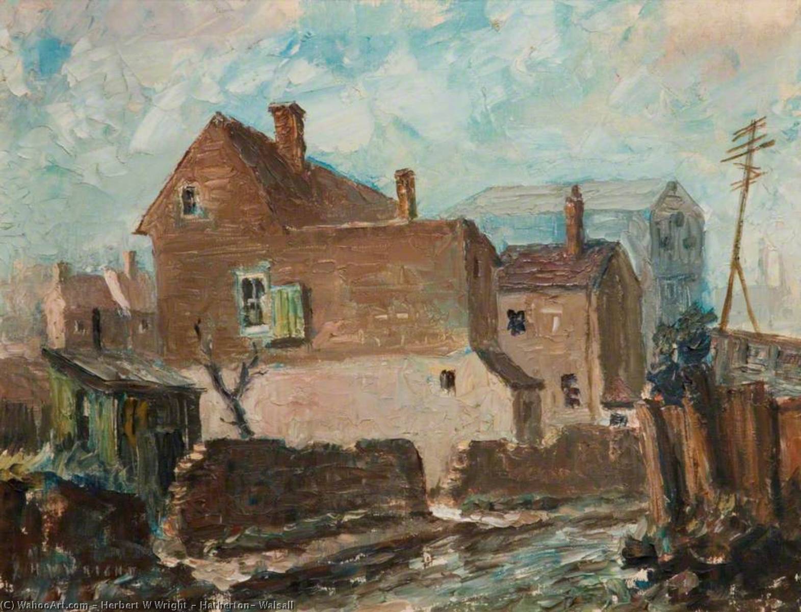 Hatherton, Walsall, 1945 by Herbert W Wright Herbert W Wright | ArtsDot.com