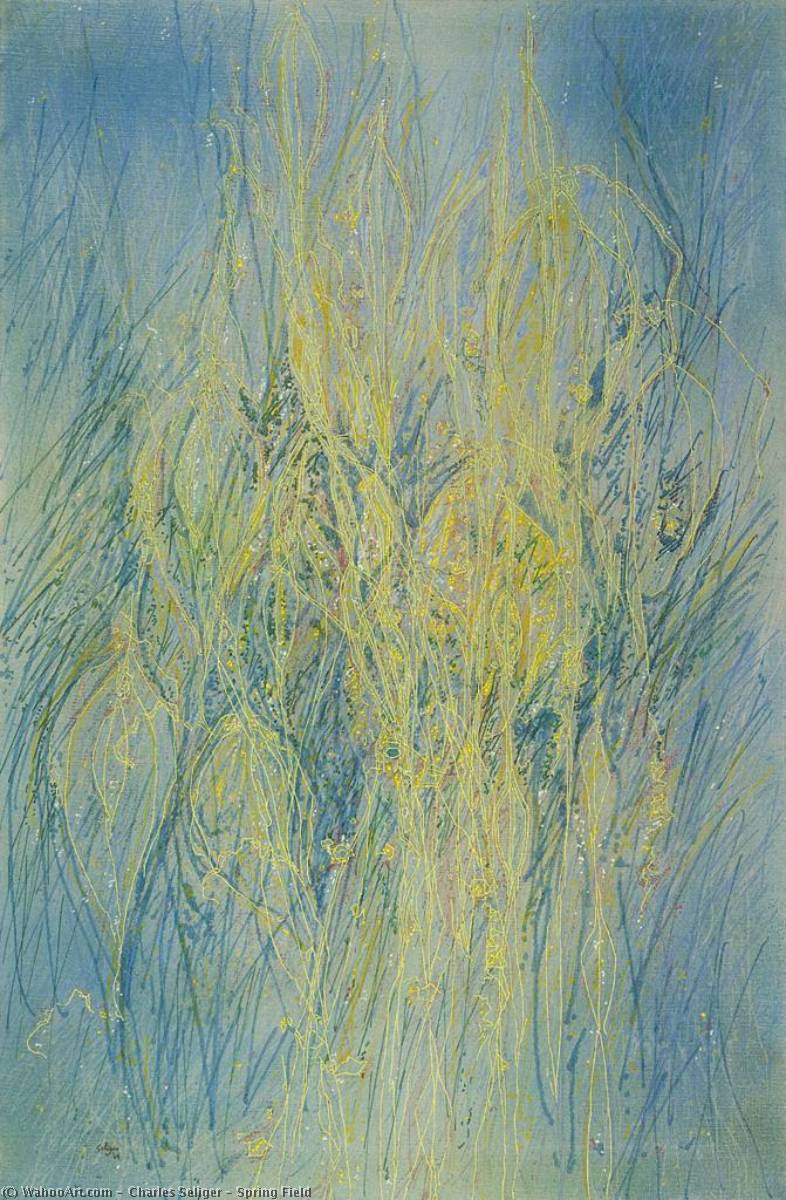 Spring Field, 1964 by Charles Seliger (1926-2009) Charles Seliger ...