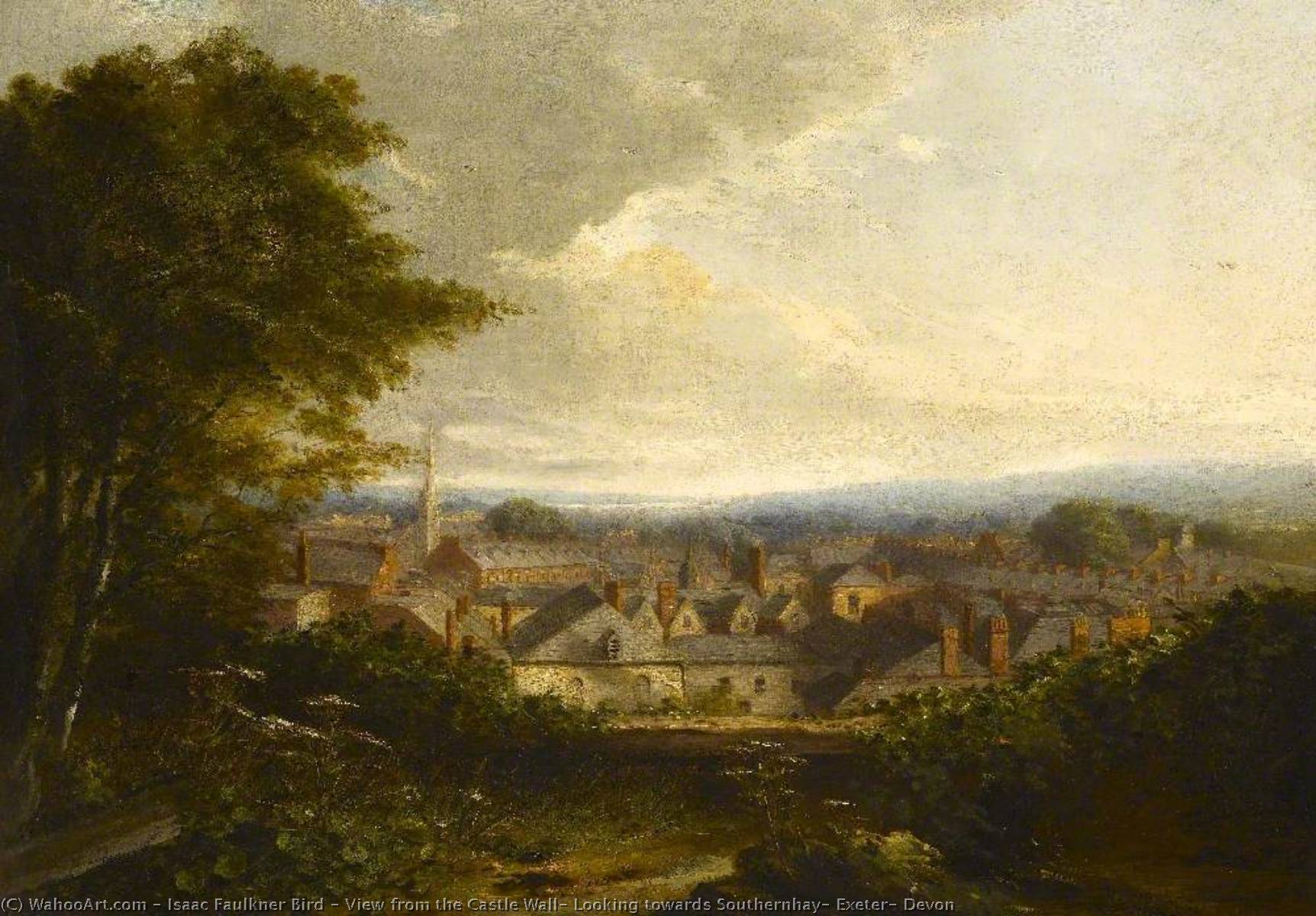 Order Artwork Replica View from the Castle Wall, Looking towards ...