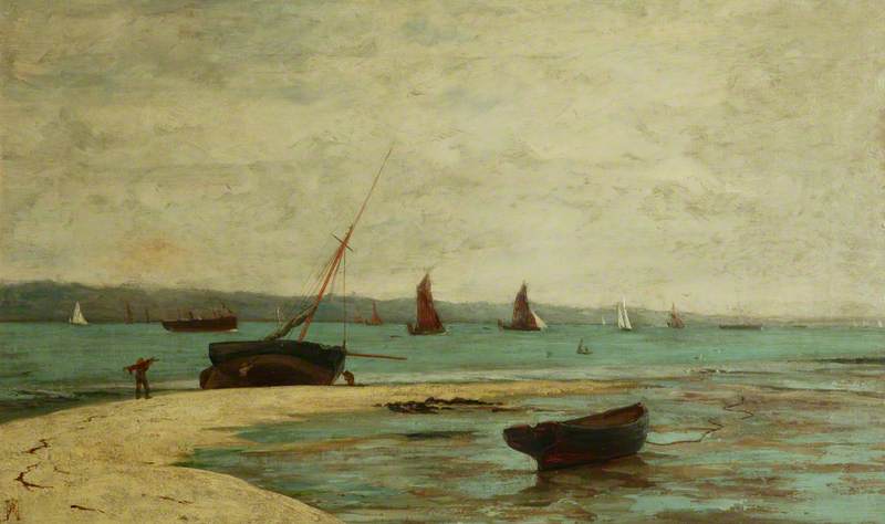The Thames off Yantlett Creek, Kent, 1903 by Alfred Harvey Moore Alfred ...