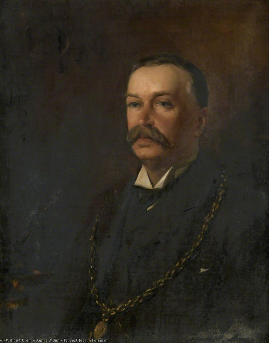 Provost Joseph Foreman by Agnes W Sim Agnes W Sim | ArtsDot.com