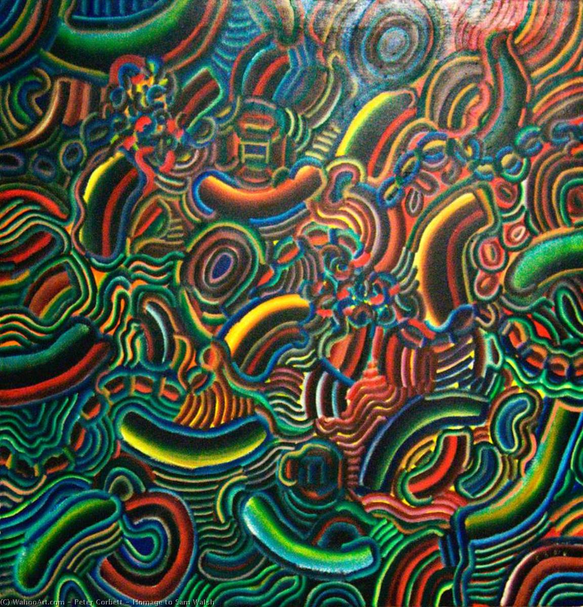 Homage to Sam Walsh, 1991 by Peter Corbett Peter Corbett | ArtsDot.com