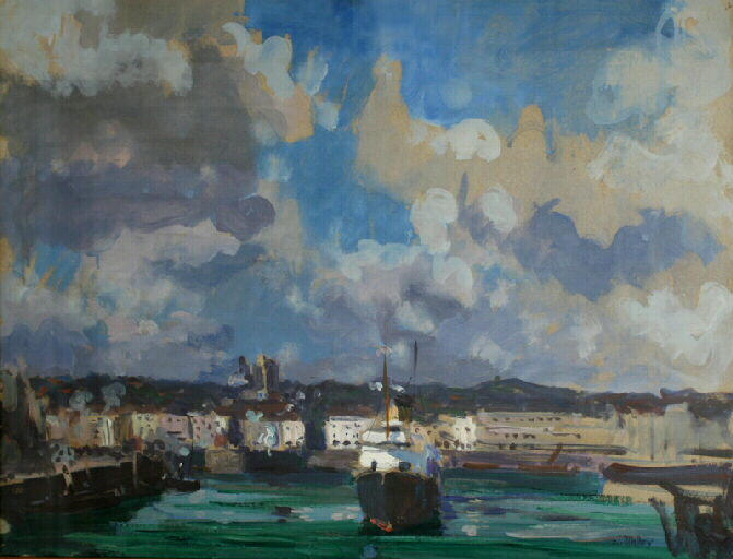 Dieppe Le grand port by Mathey Jacques Mathey Jacques | ArtsDot.com