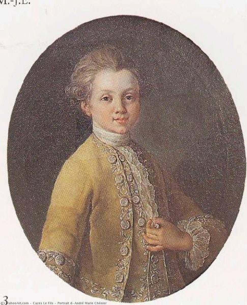 Portrait d`André Marie Chénier by Cazes Le Fils Cazes Le Fils | ArtsDot.com