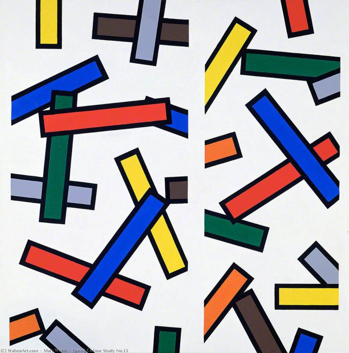 Order Artwork Replica Spring Colour Study No.11, 1993 by Mary Webb ...