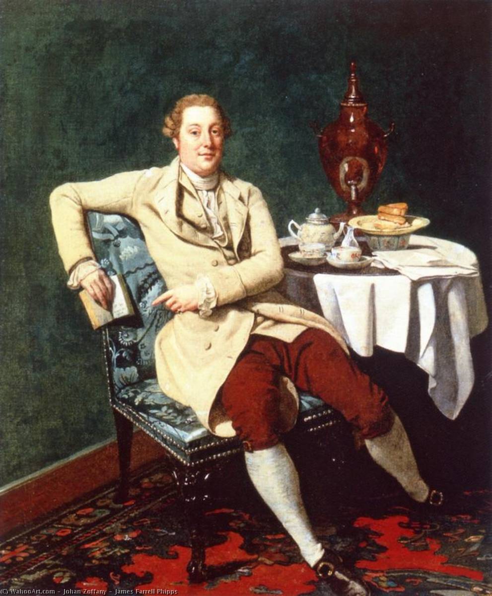Art Reproductions James Farrell Phipps, 1780 by Johann Zoffany (1733 ...